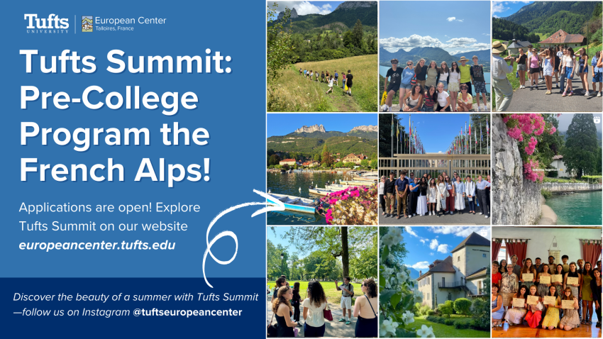 Tufts Summit Applications are Open! - Tufts European Center