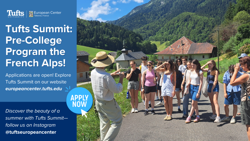 Tufts Summit Information Session on January 29th - Tufts European Center